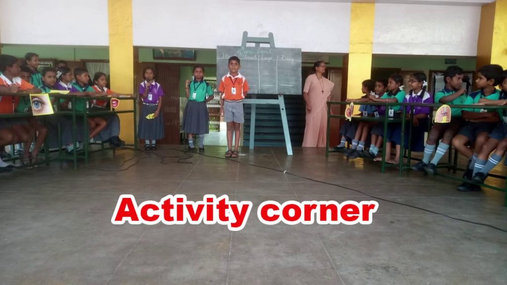 Class Activity – Holy Angels' nursery & Primary School